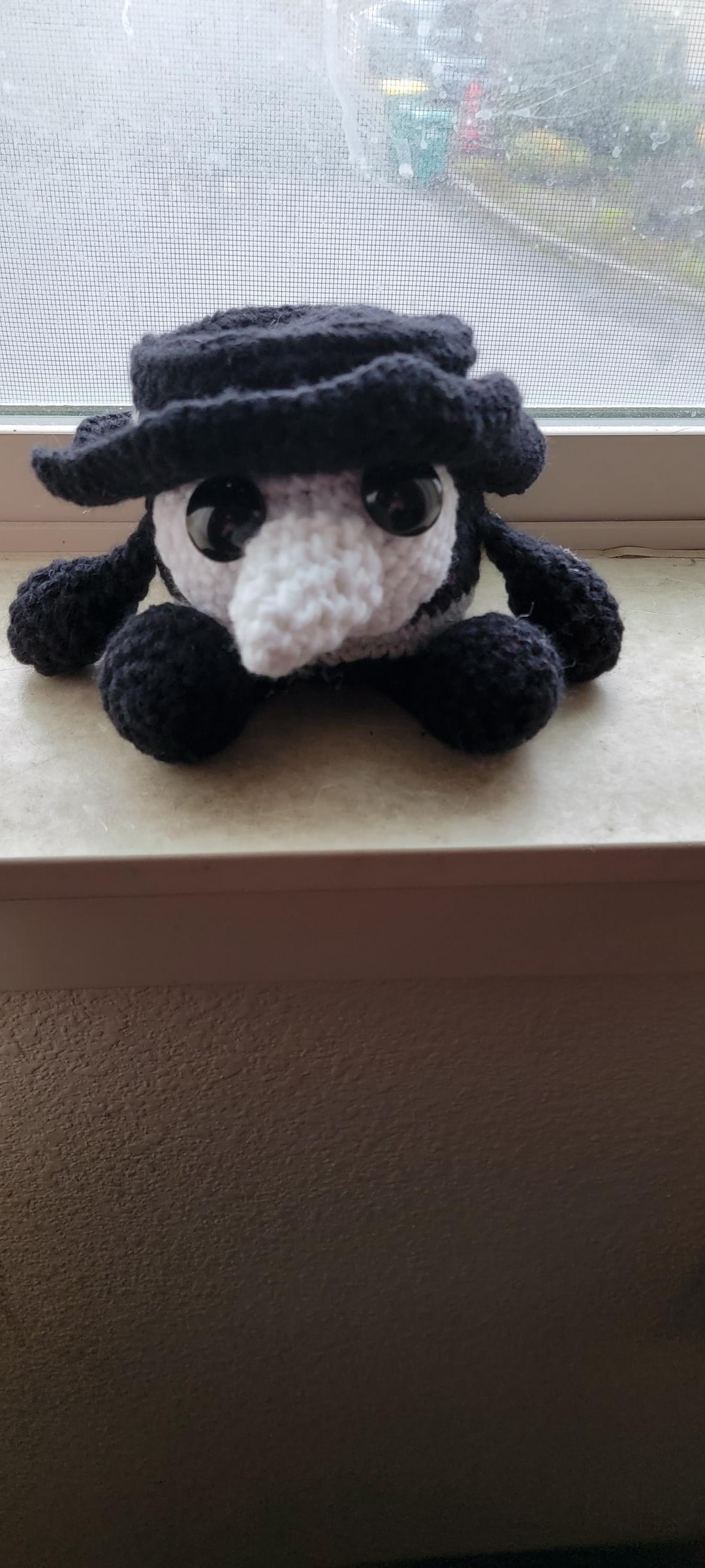 Hand Made Amigurumi Plague Doctor Plushie - Etsy
