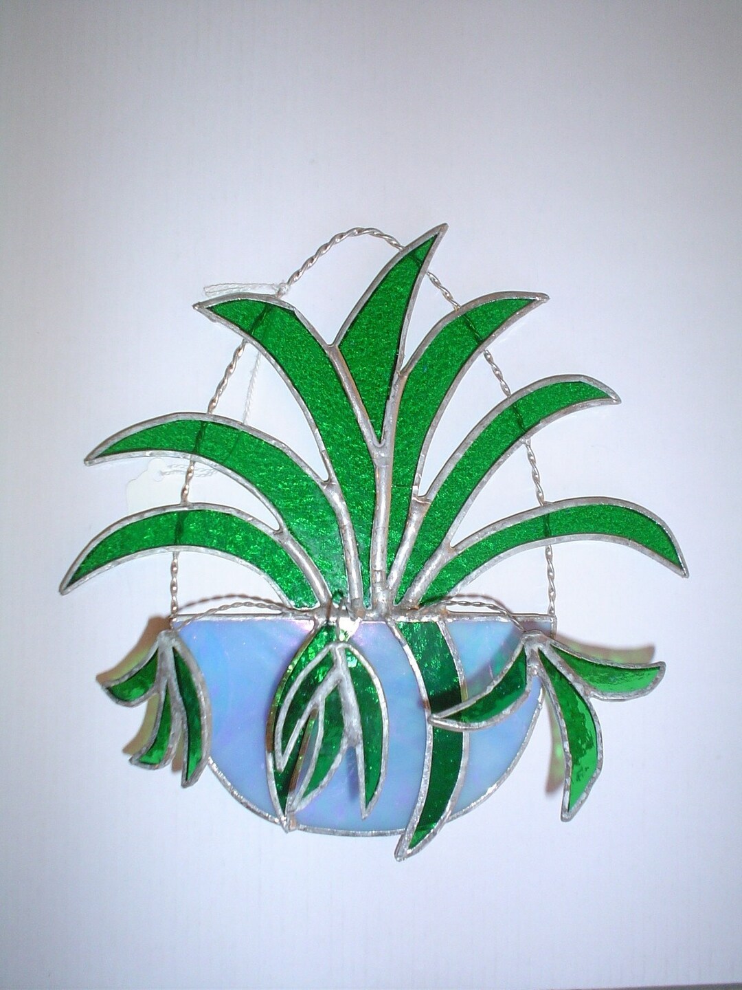 Stained Glass Spider Plant - Etsy