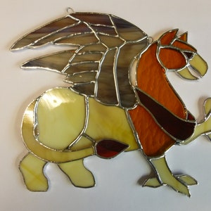 Stained Glass Griffin - Etsy