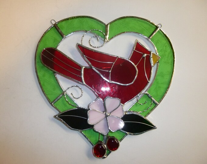 Stained Glass Cardinal - Etsy
