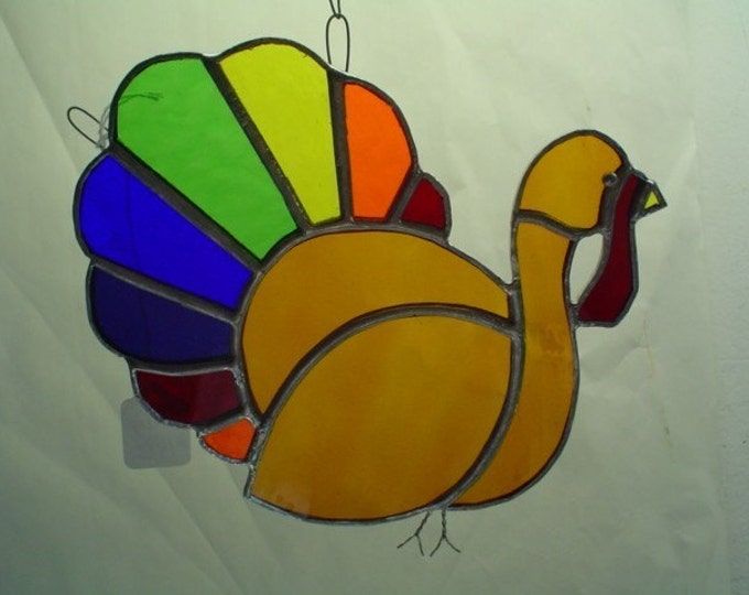 Stained Glass Thanksgiving Turkey - Etsy