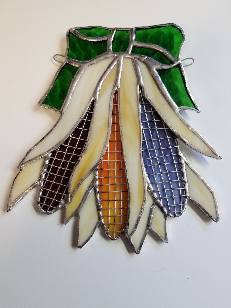 Stained Glass Indian Corn - Etsy
