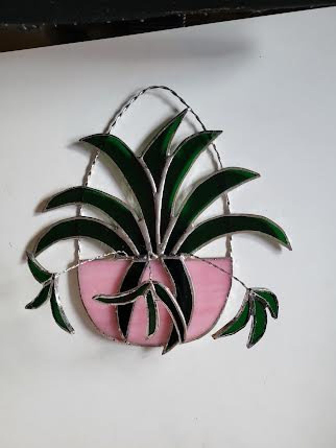 Stained Glass Spider Plant - Etsy