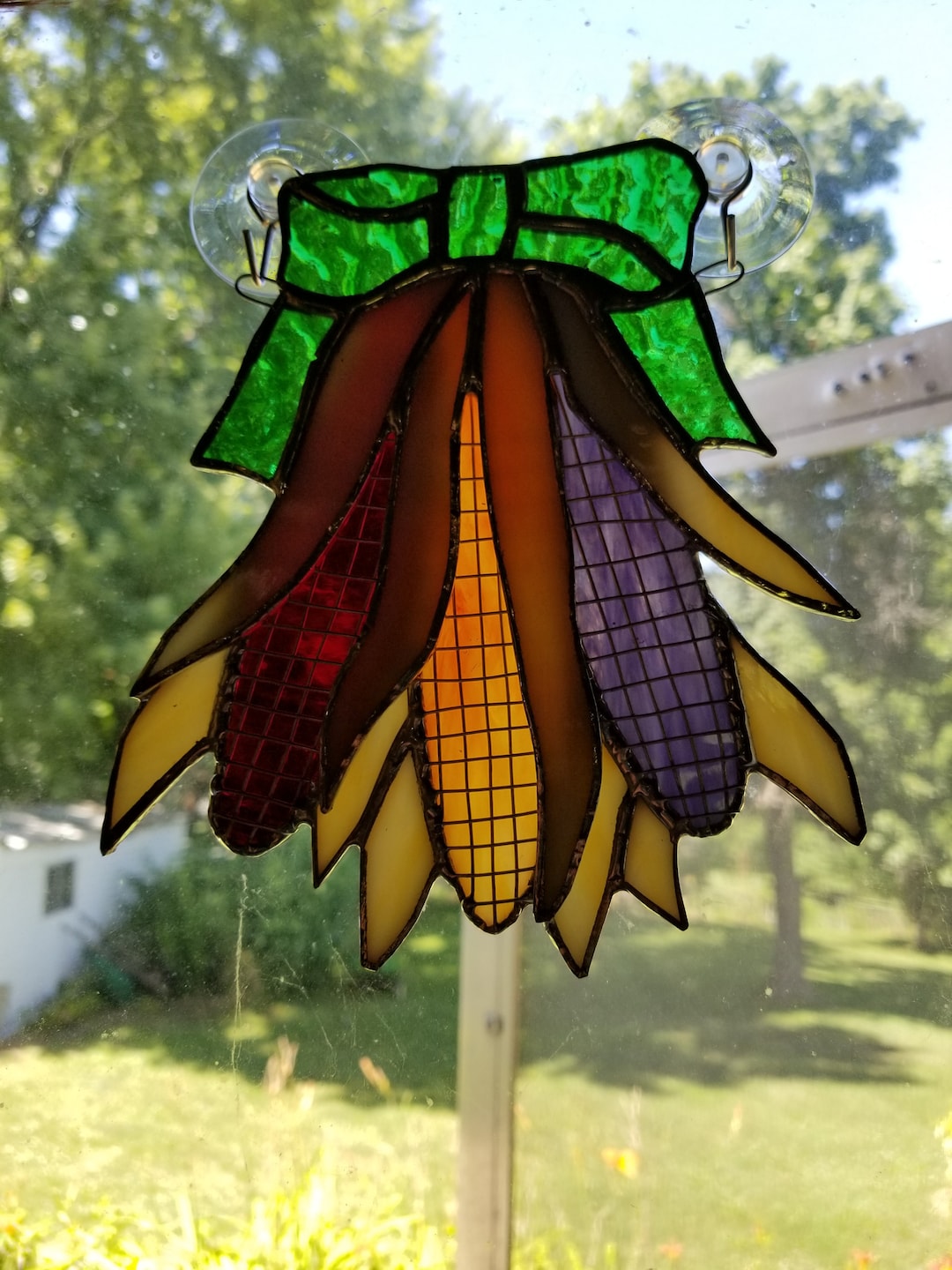 Stained Glass Indian Corn - Etsy