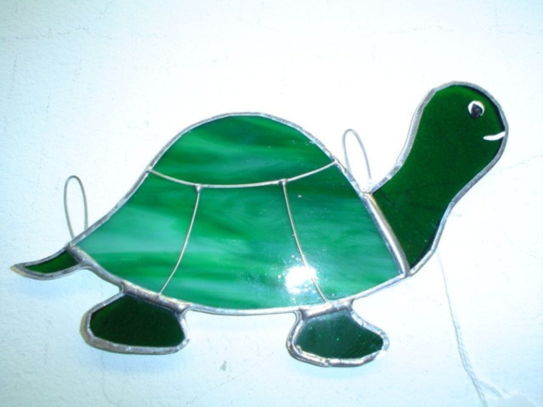 Stained Glass Topsy Turtle - Etsy