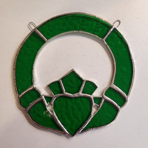 Stained Glass Claddagh - Etsy