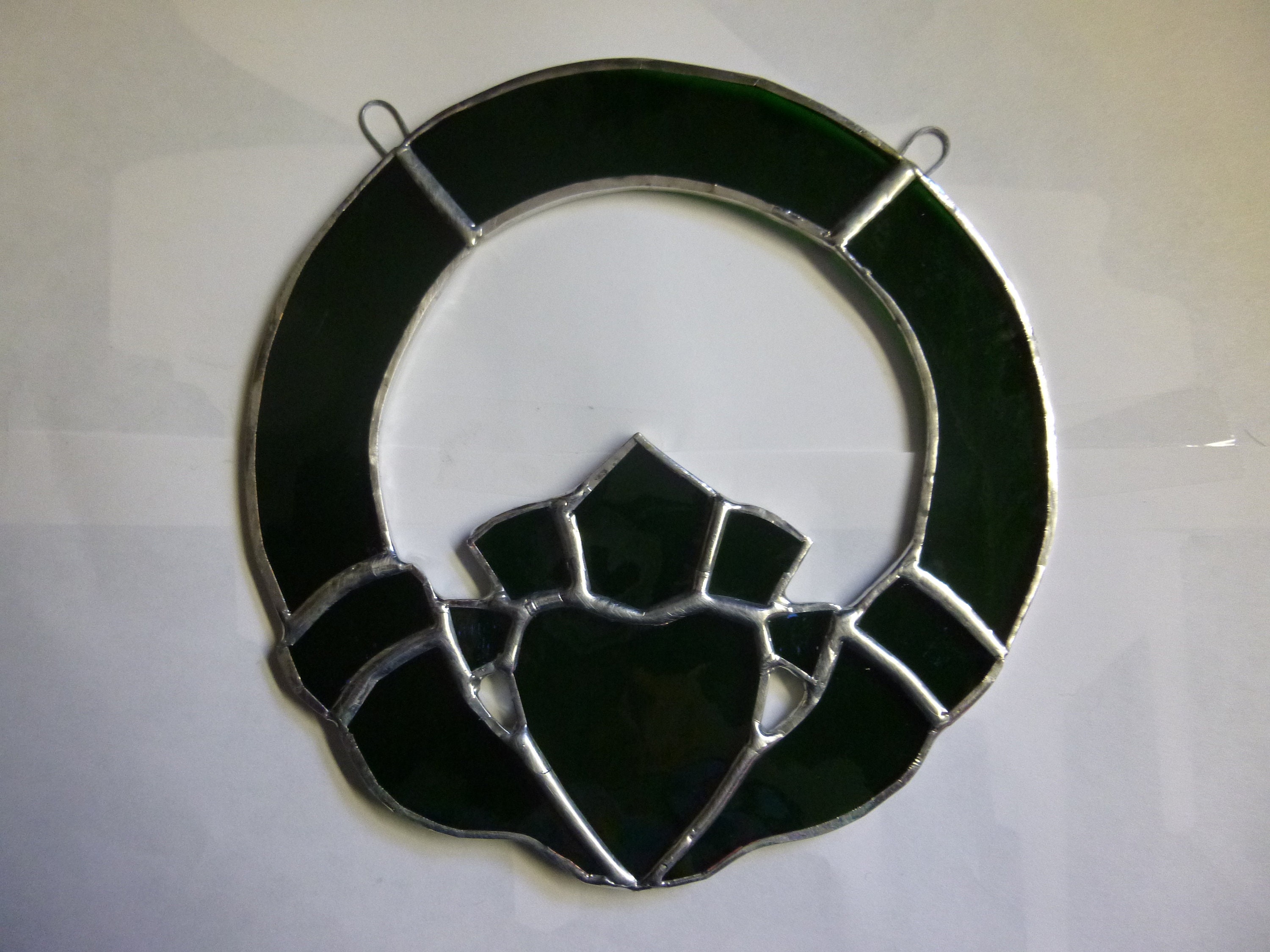 Stained Glass Claddagh - Etsy