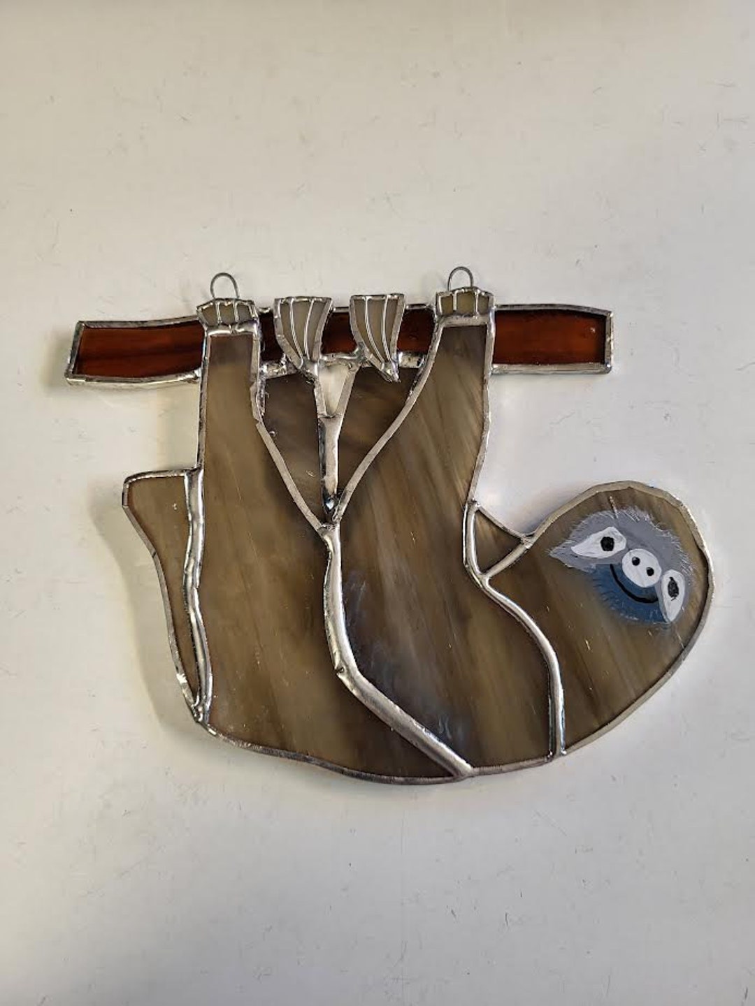 Stained Glass Sloth - Etsy