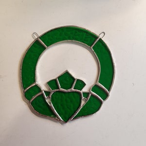 Stained Glass Claddagh - Etsy