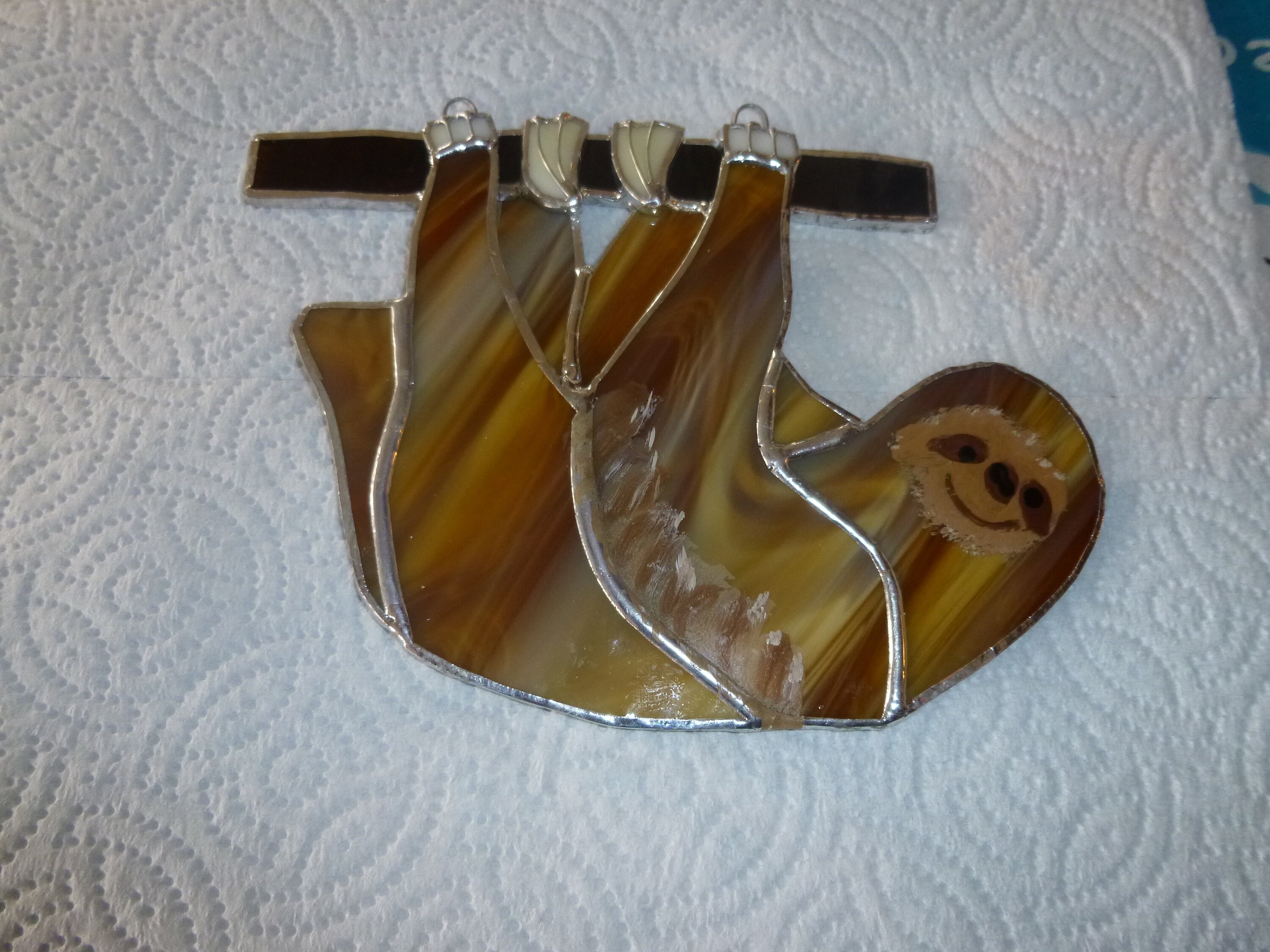 Stained Glass Sloth - Etsy