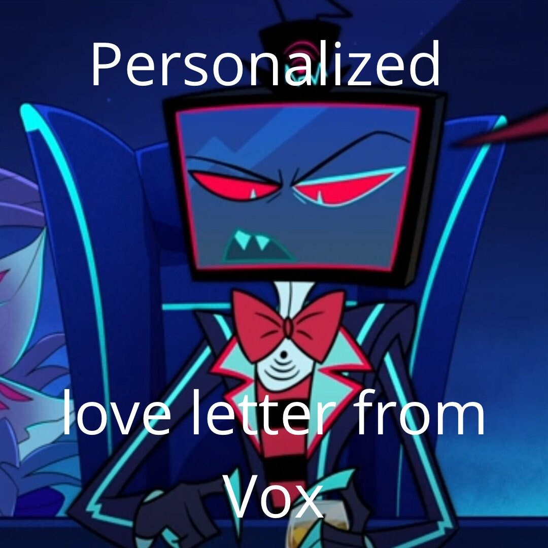 Personalized Love Letter From Vox - Etsy
