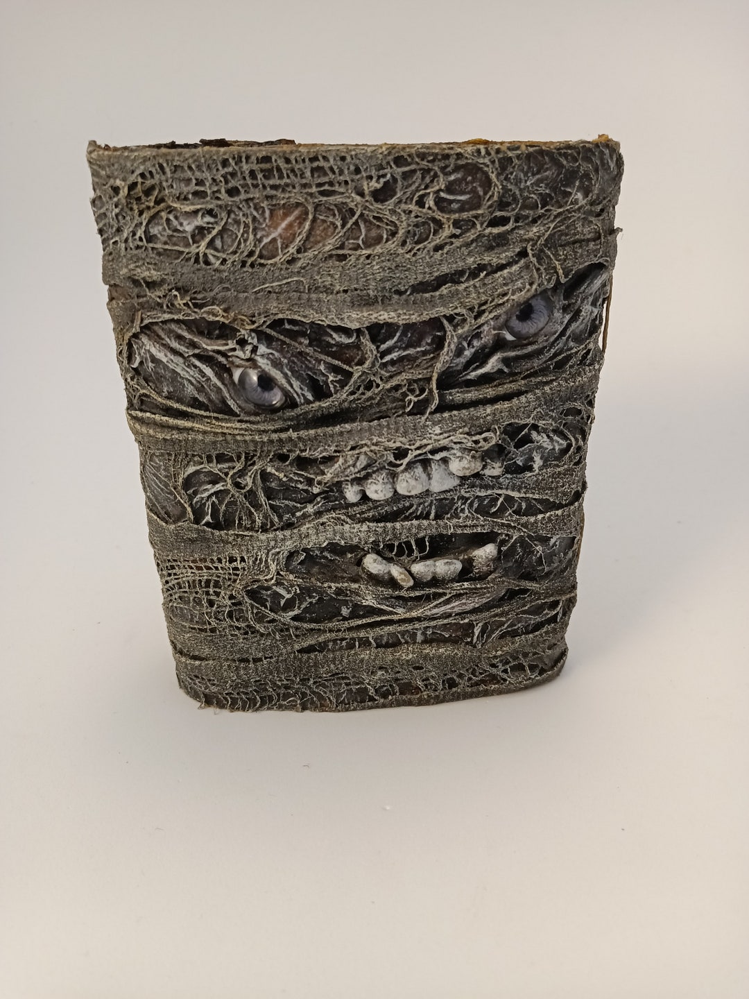 Mummy Necronomicon Corpsed Art Book Hand Bound, Hand Sculpted - Etsy