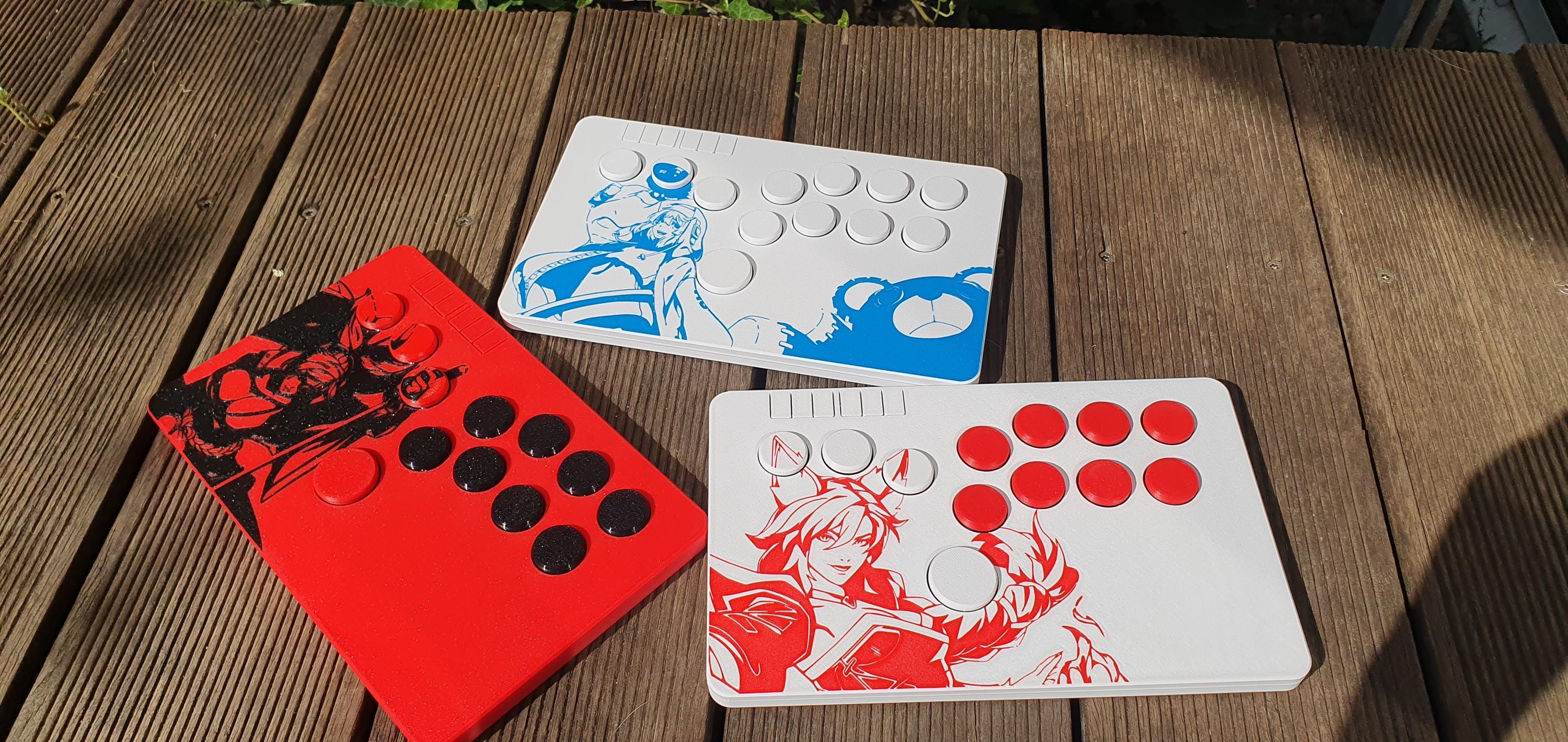 Custom Hitbox Controller, Flatbox Personalized Artwork, Hot-swappable ...