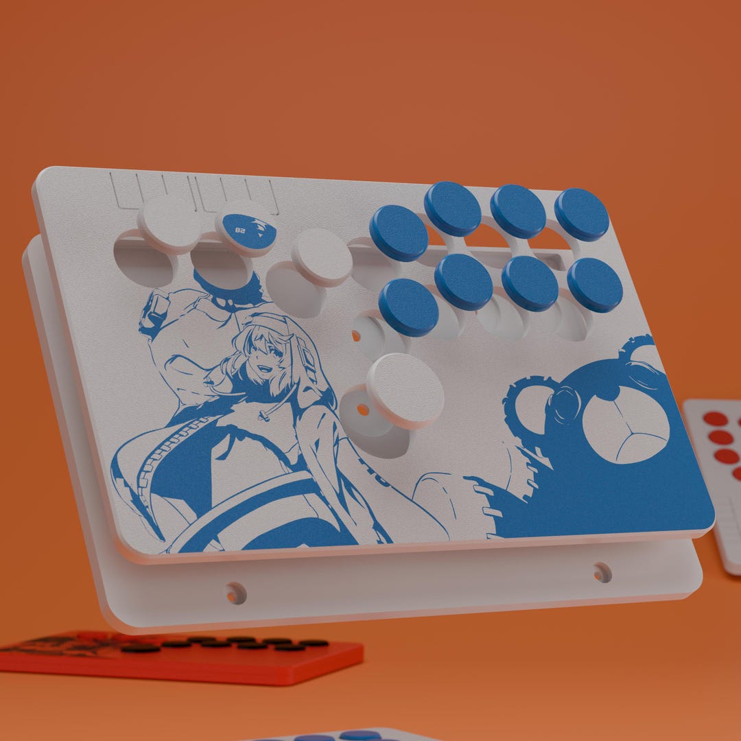 Guilty Gear Flatbox Case & Keycaps – DIY Hitbox Case for Custom Builds ...