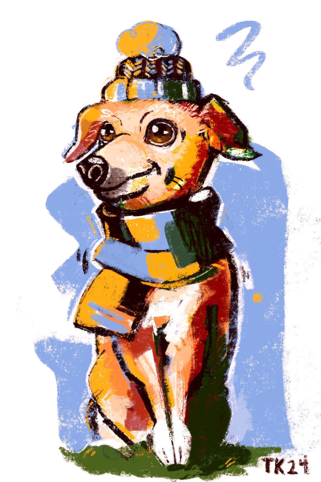 Digital Full Body Pet Commission - Etsy