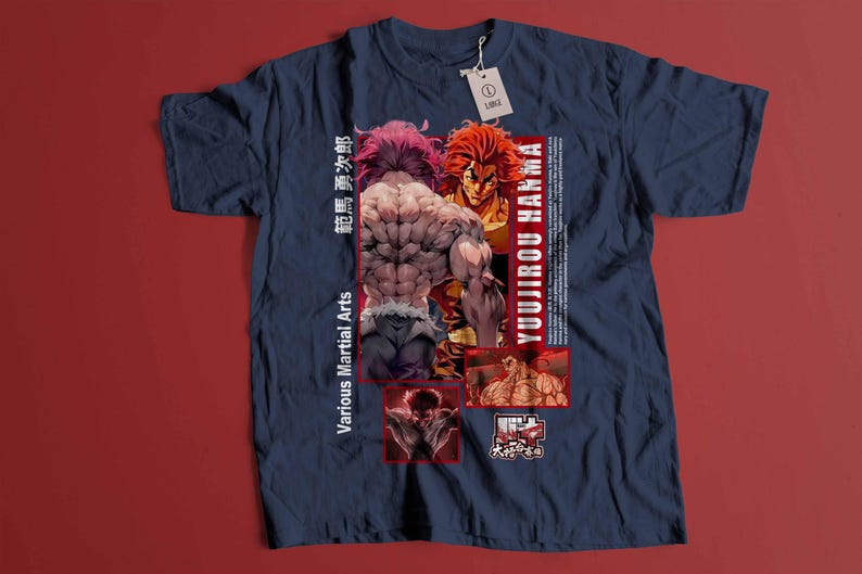 JACK HANMA Shirt, Baki Hanma Series Anime Tshirt,baki the Grappler ...