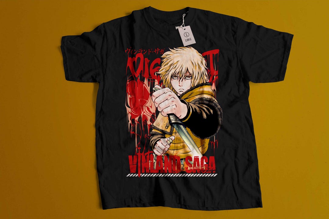 Unisex Thorfinn Son of Thors Anime T-shirt, Manga Viking Saga Shirt 01 ...