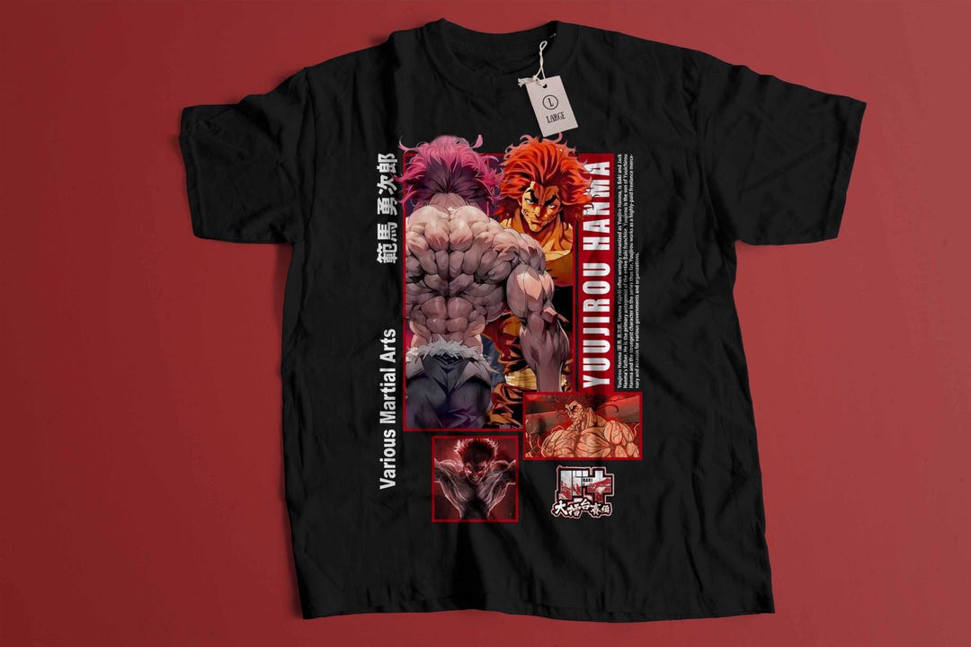 JACK HANMA Shirt, Baki Hanma Series Anime Tshirt,baki the Grappler ...