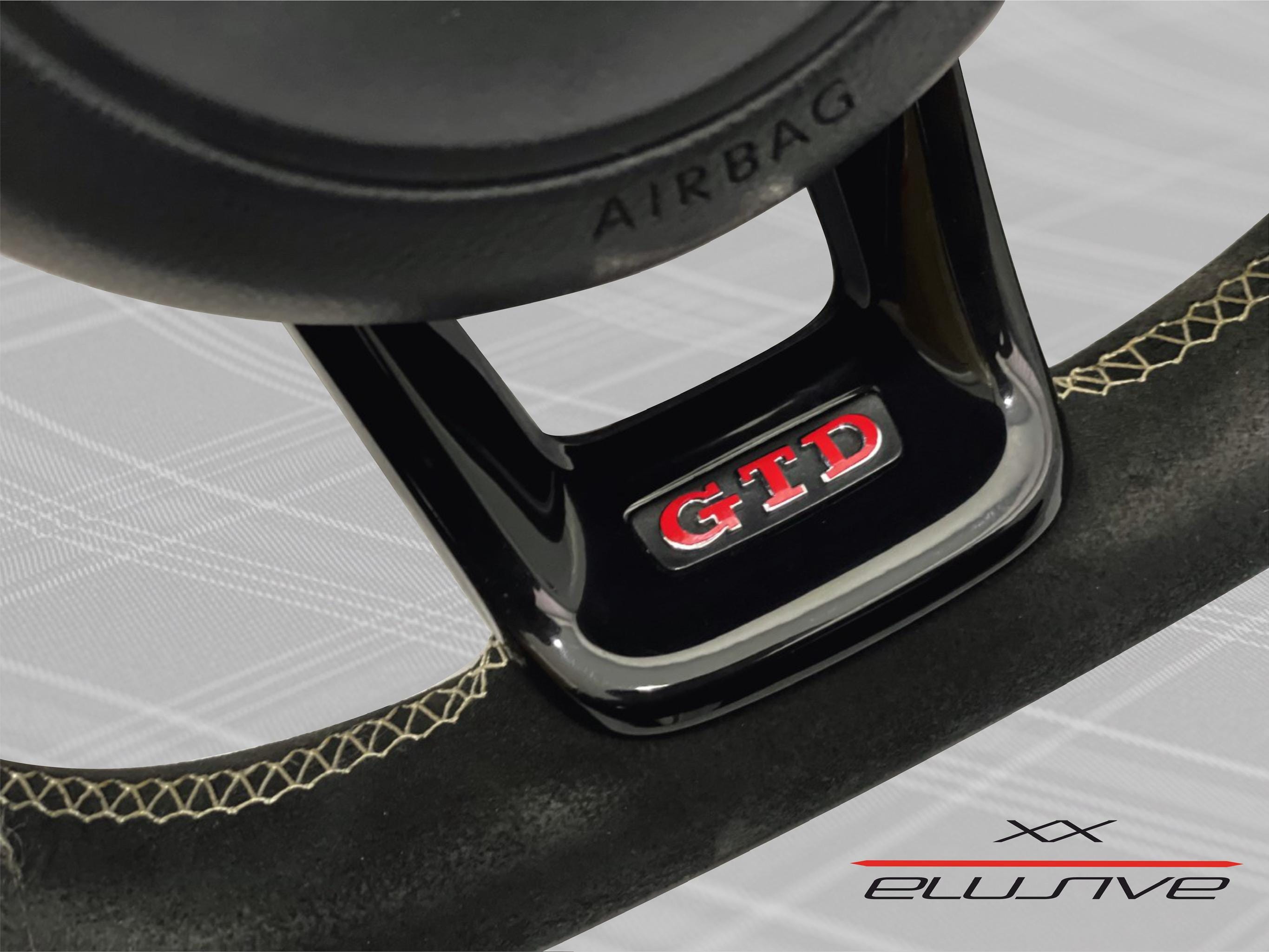XXE GTI Decal for Golf Mk7 7.5 GTI Gtd Steering Wheel Badge Overlay ...
