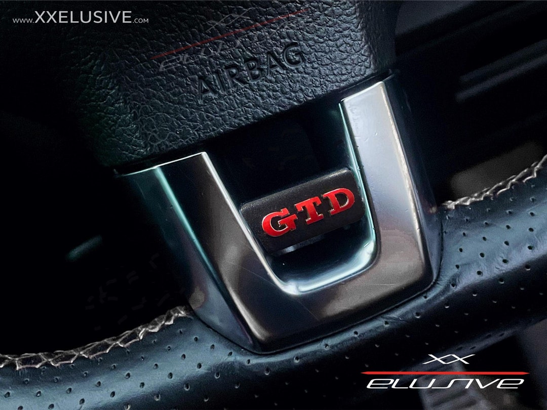 XXE GTD Decal for Golf Mk6 GTD Gti Steering Wheel Badge Overlay Decal ...