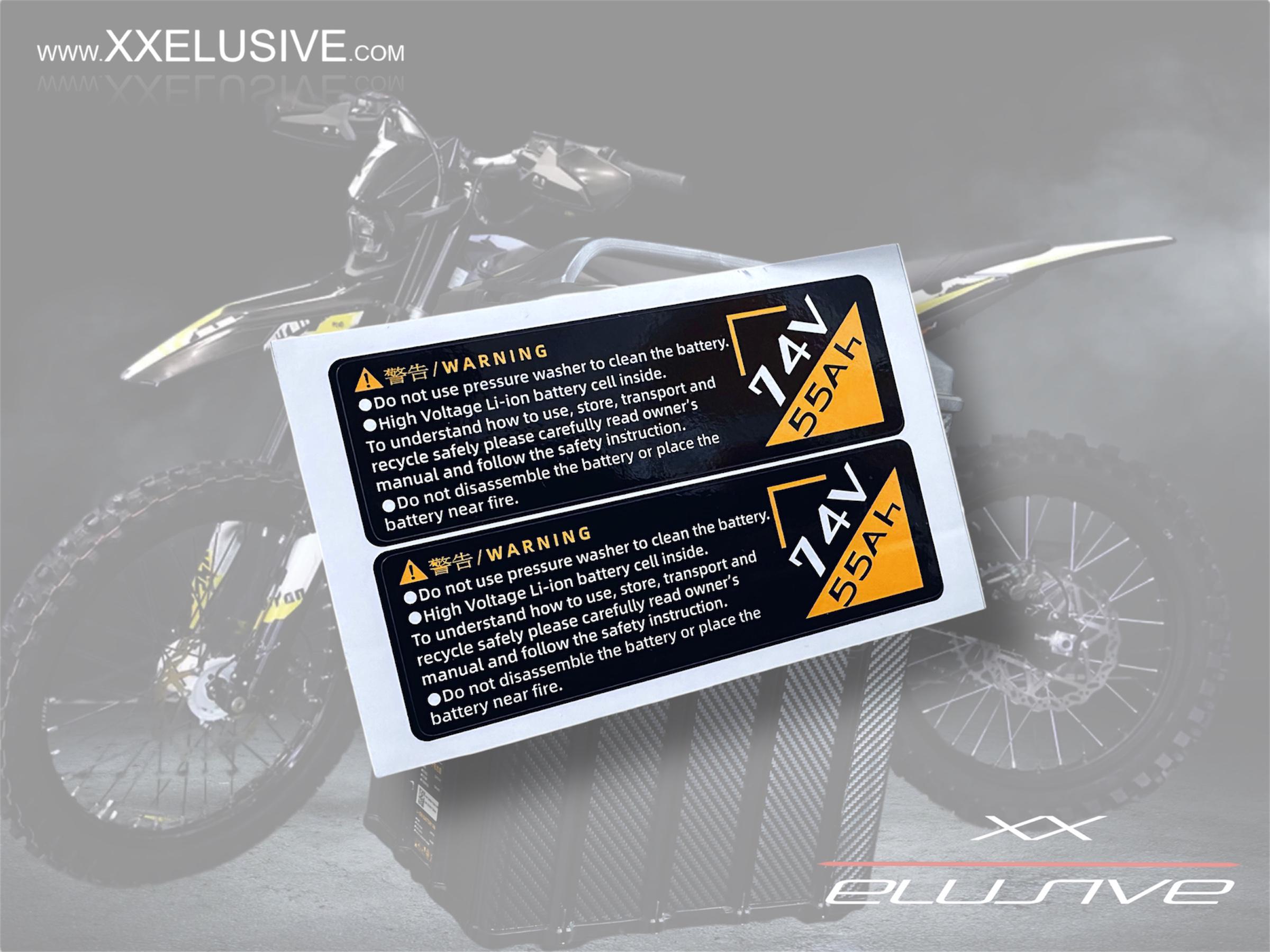 Sur Ron Carbon Battery Decal for Sur Ron Battery 360 Wrap Sur Ron UBX ...