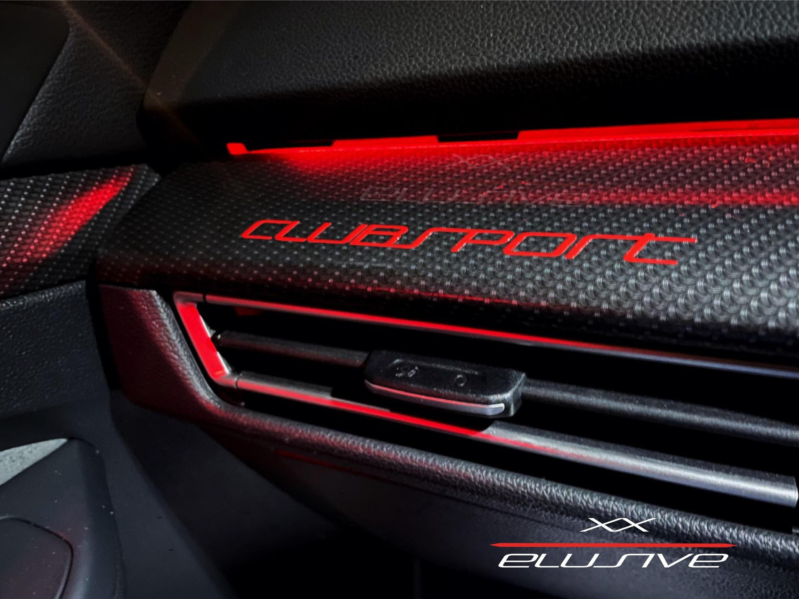 XXE Clubsport Dash Decal for Golf Mk8 GTI Clubsport Mk8 Clubsport Dash ...