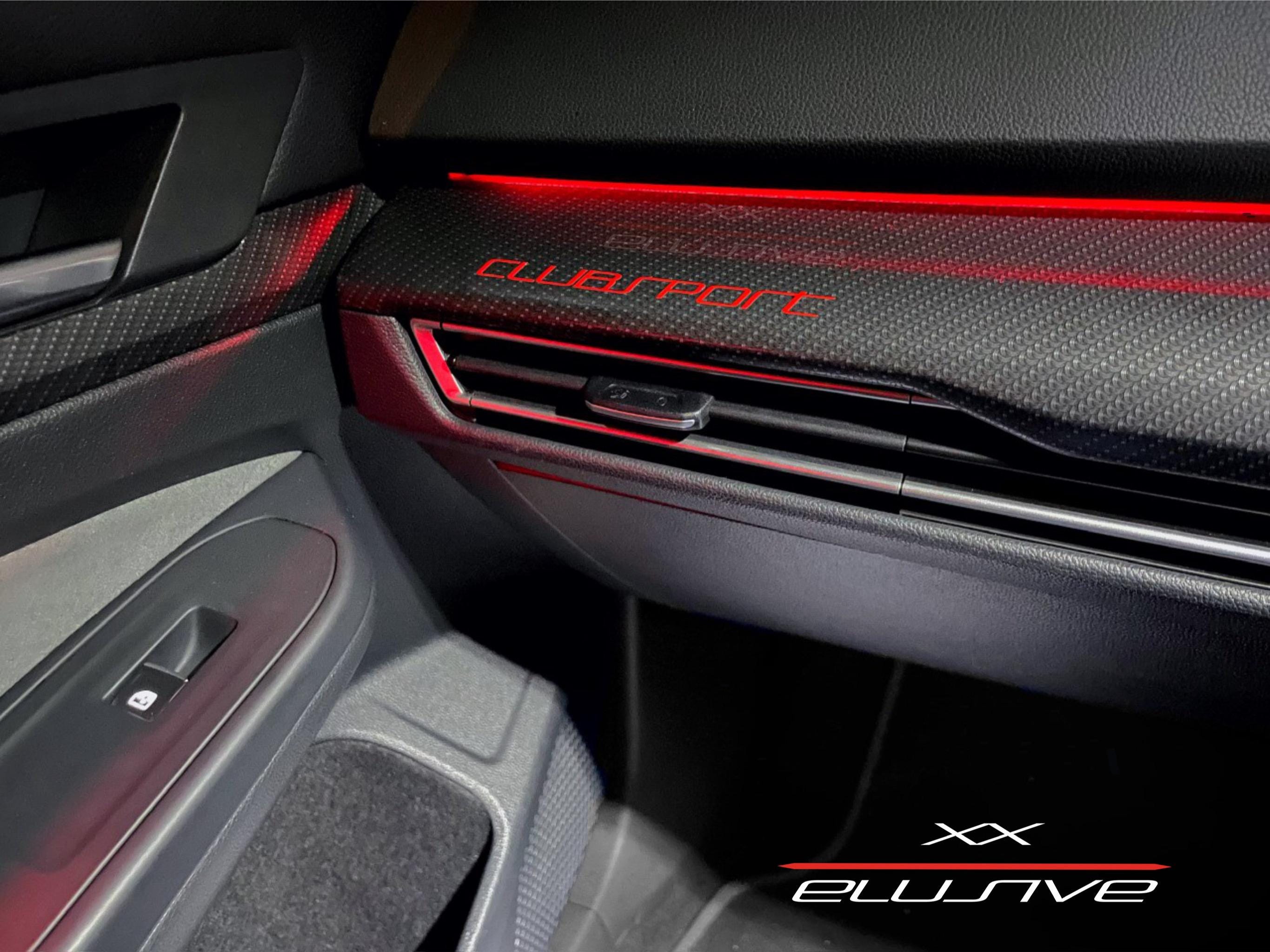 XXE Clubsport Dash Decal for Golf Mk8 GTI Clubsport Mk8 Clubsport Dash ...