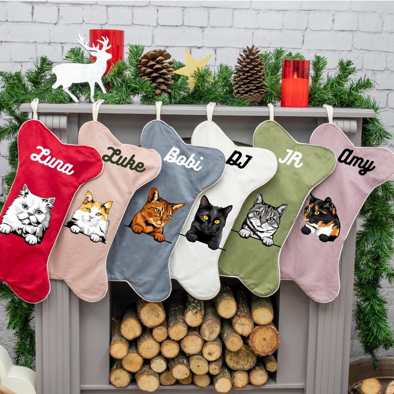 Cat Stockings - Etsy