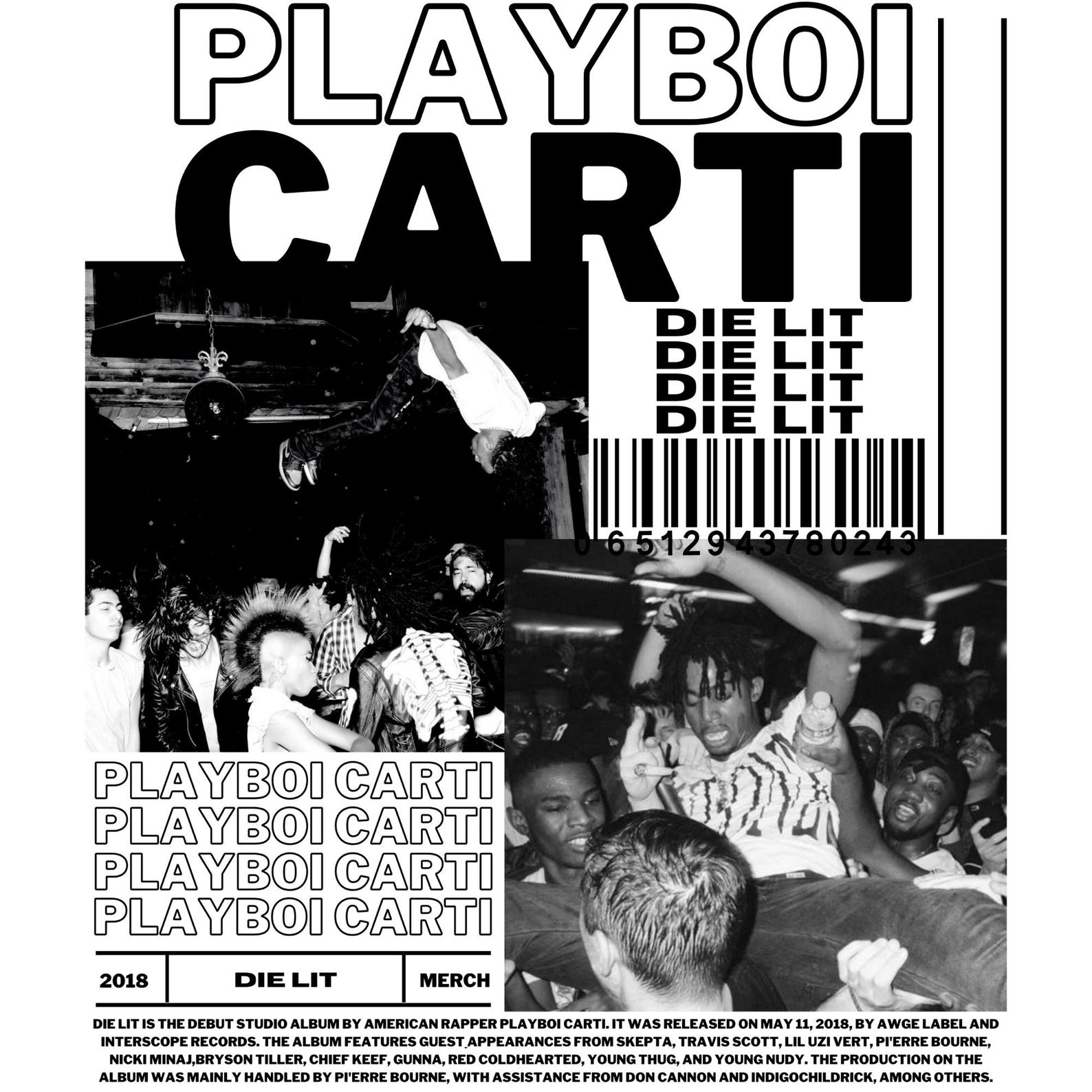 PLAYBOI CARTI T Shirt Design. PNG Digital 4500x5100 Px. Rapper, Hiphop ...