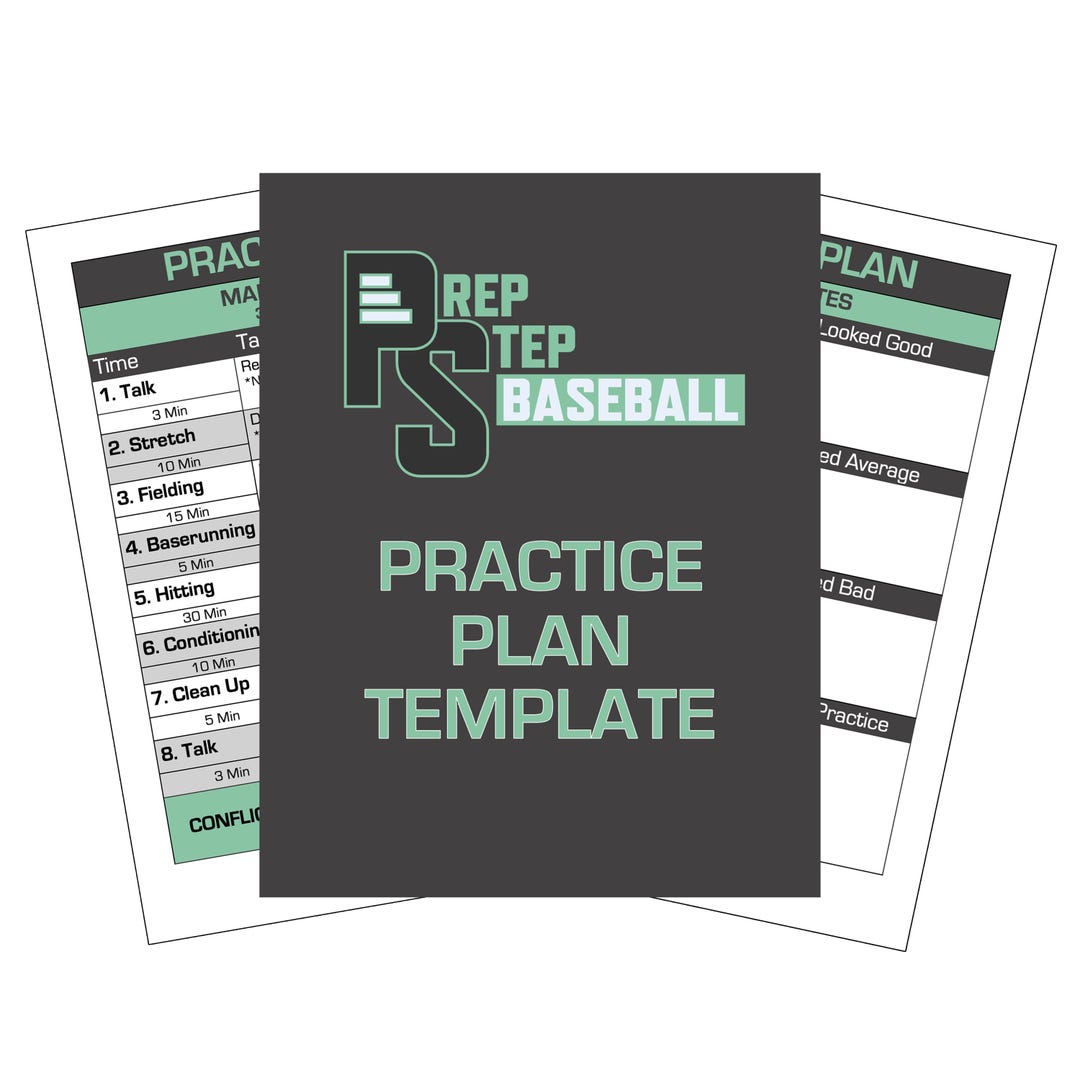 Baseball Practice Plan Template - Etsy