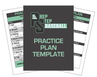Baseball Softball Practice Plan Sheets 8.5x11" | 2 Digital Downloads ...