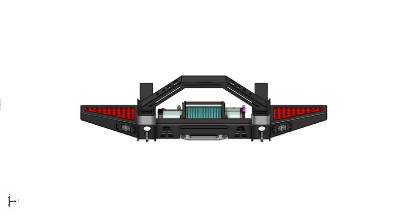 Land Rover Defender Front Steel Bumper Desing Files,custom Front Steel ...