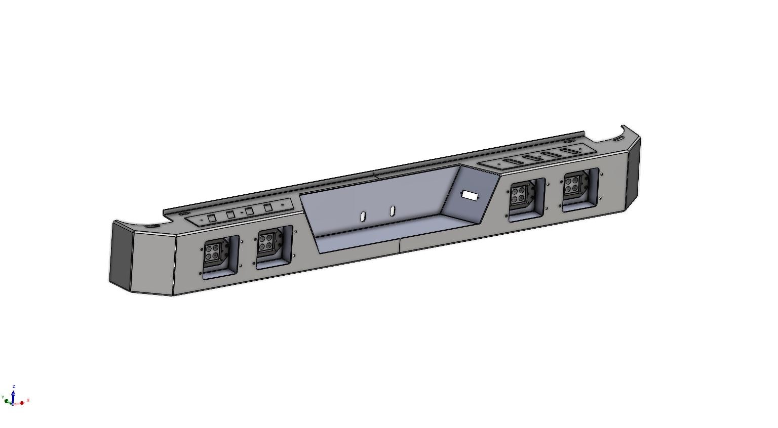 Dodge Ram 1500 Rear Bumper Build Files: DXF/PDF (2002-2006) - Etsy