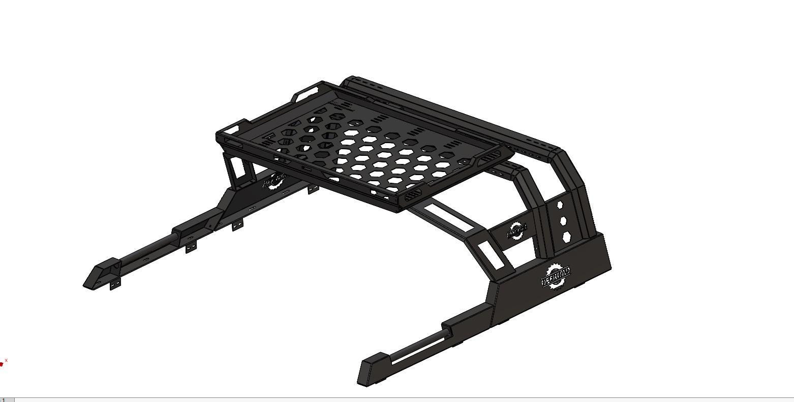 Truck Bed Roll Bar Design Files: Chase Rack DXF (digital Download) - Etsy