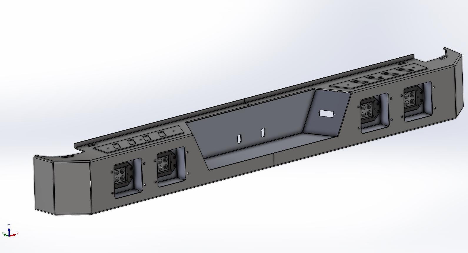 Dodge Ram 1500 Rear Bumper Build Files: DXF/PDF (2002-2006) - Etsy