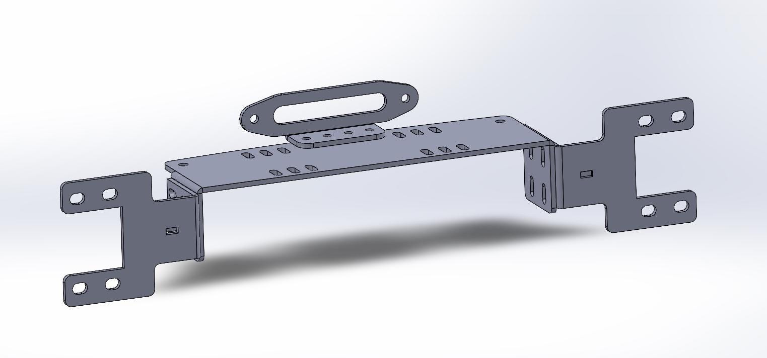 Touareg/cayenne Hidden Winch Mount Design Files (digital Download) - Etsy