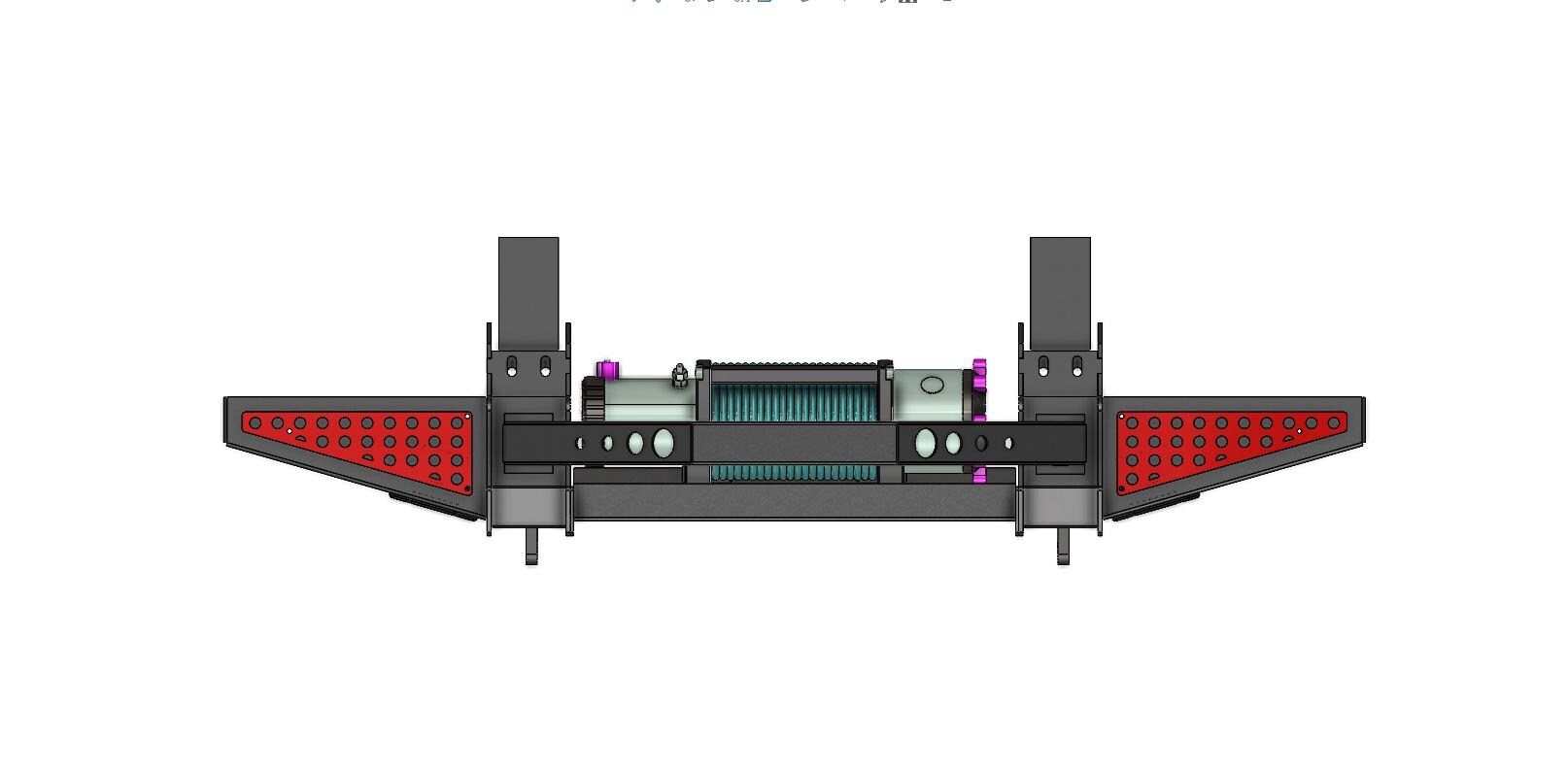 Land Rover Defender Front Steel Bumper Design Files: Winch Mount CNC ...
