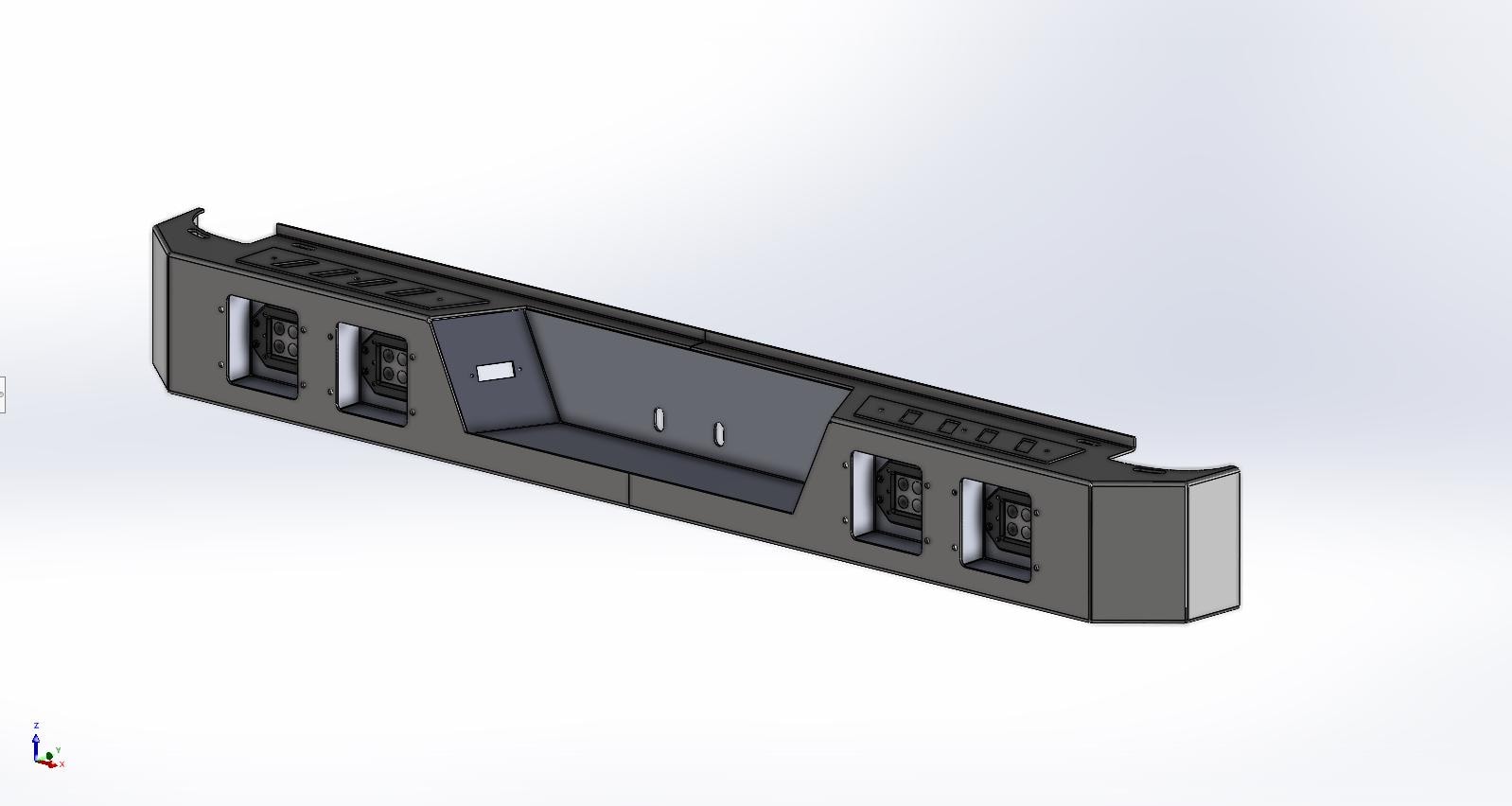 Dodge Ram 1500 Rear Bumper Build Files: DXF/PDF (2002-2006) - Etsy