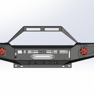 Toyota Hilux Front Steel Bumper Design Files: CNC, Off-road (digital ...