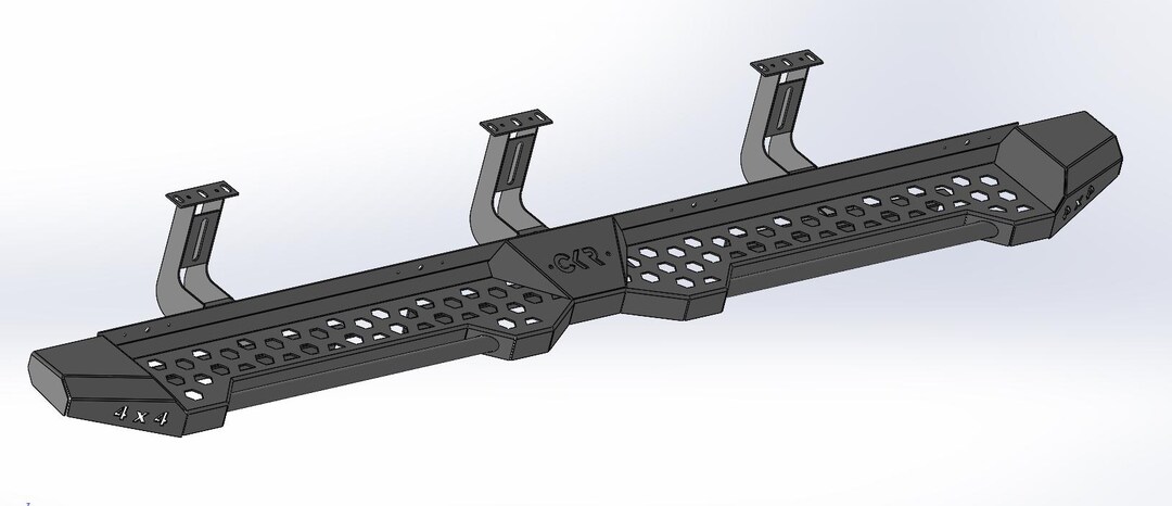 Truck Side Steps CNC Laser Files: Customizable Off-road Design (digital ...