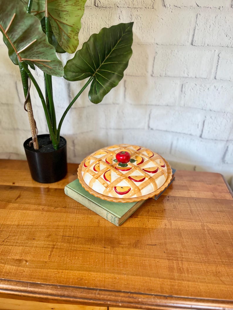 Vinage Pie Saver, Pie Keeper, Apple Pie Serving Dish - Etsy Australia