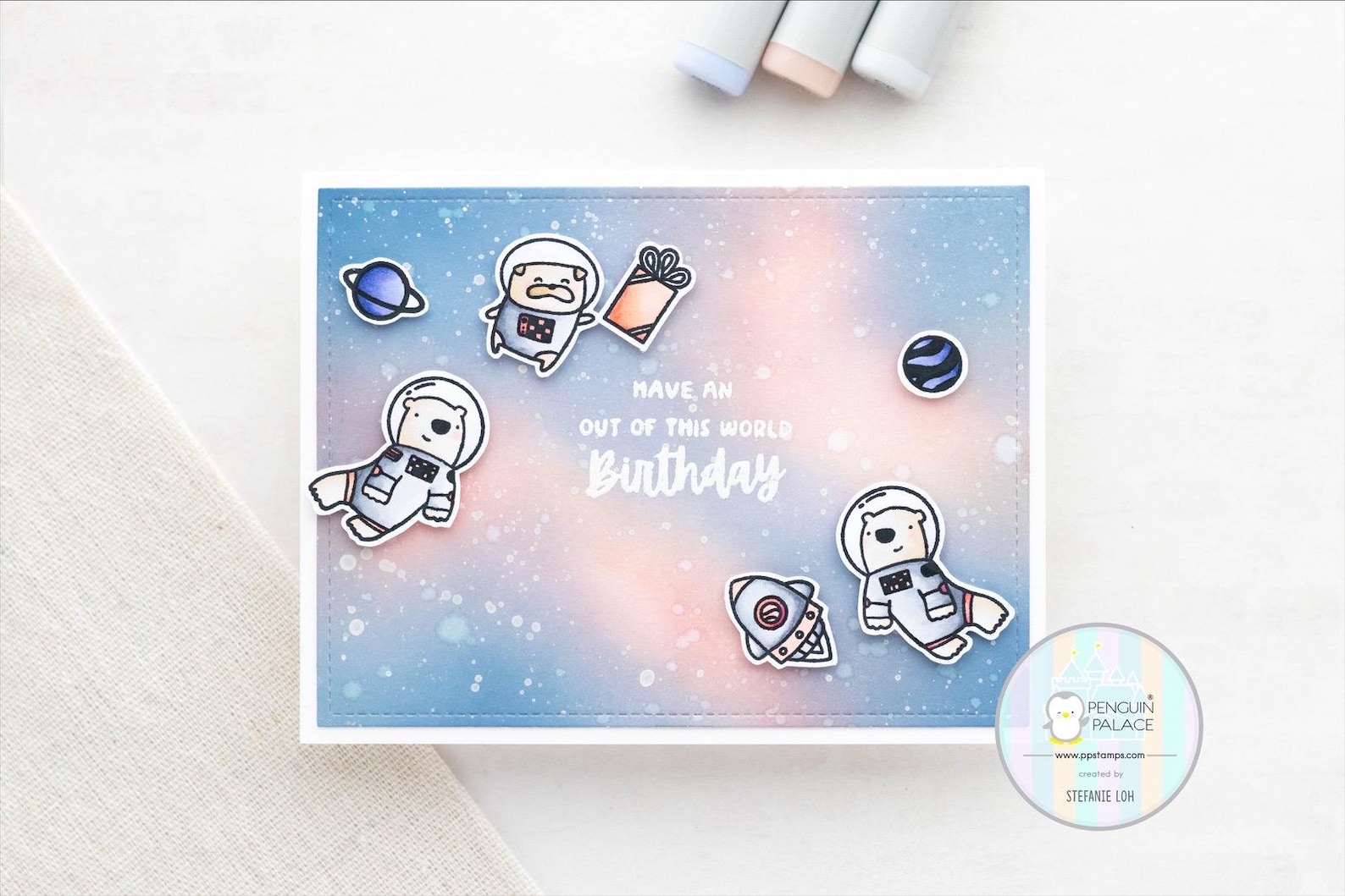 Handmade Card - Out of This World Birthday - Etsy
