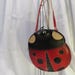 HANDMADE | Leather "ladybug Picnic" Backpack - Etsy
