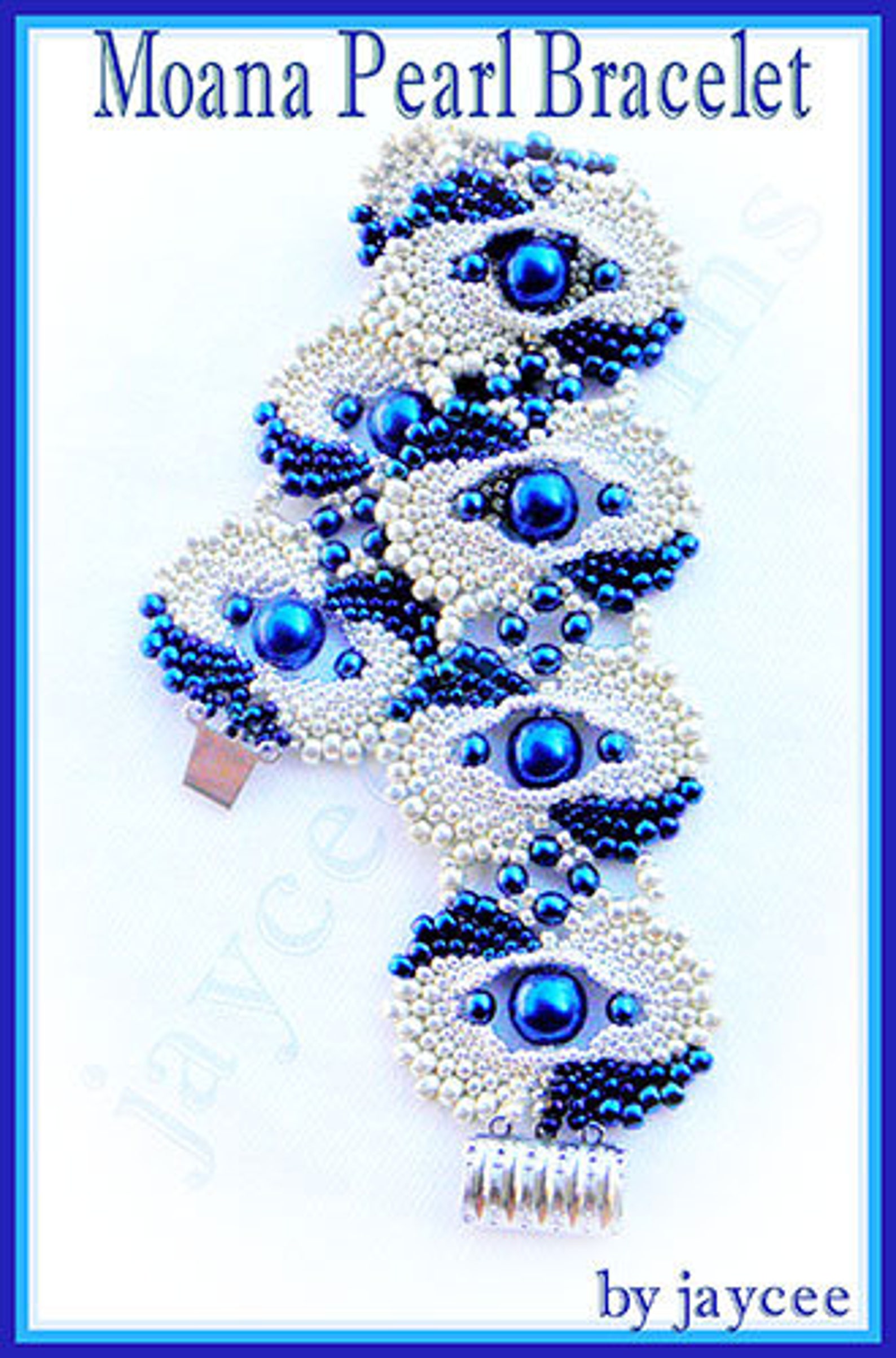 Beaded Bracelet Tutorial - Moana Pearl Bracelet - Peyote and Netting ...