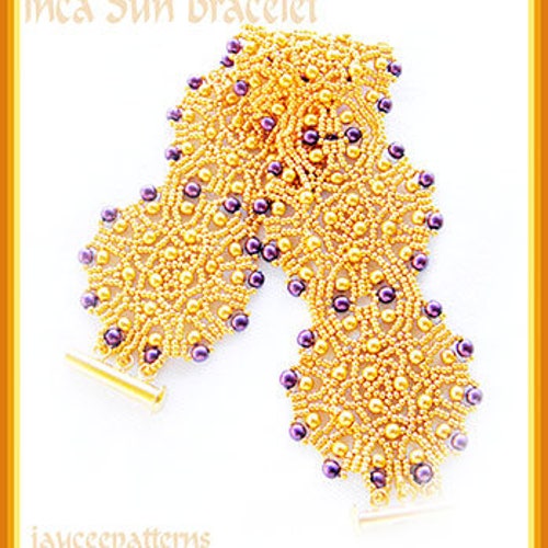 Beading Tutorial Margarita Bracelet Netting Stitch - Etsy