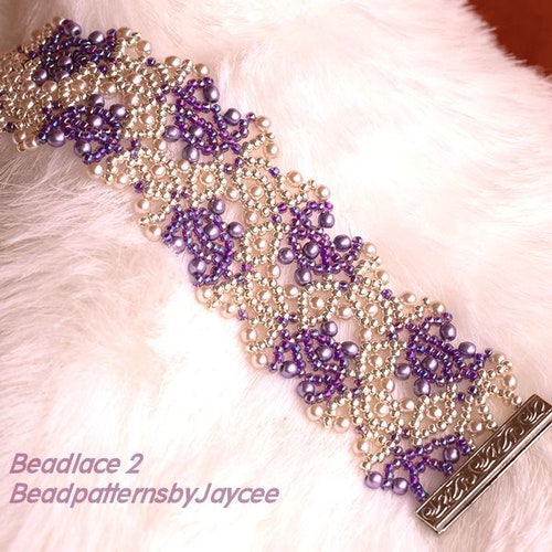 Beading Tutorial Starlight Bracelet Netting Stitch - Etsy