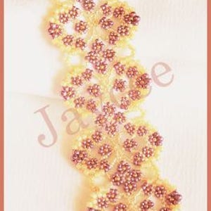 Jewelry Making & Beading peyote and netting stitch Moana Pearl Bracelet ...