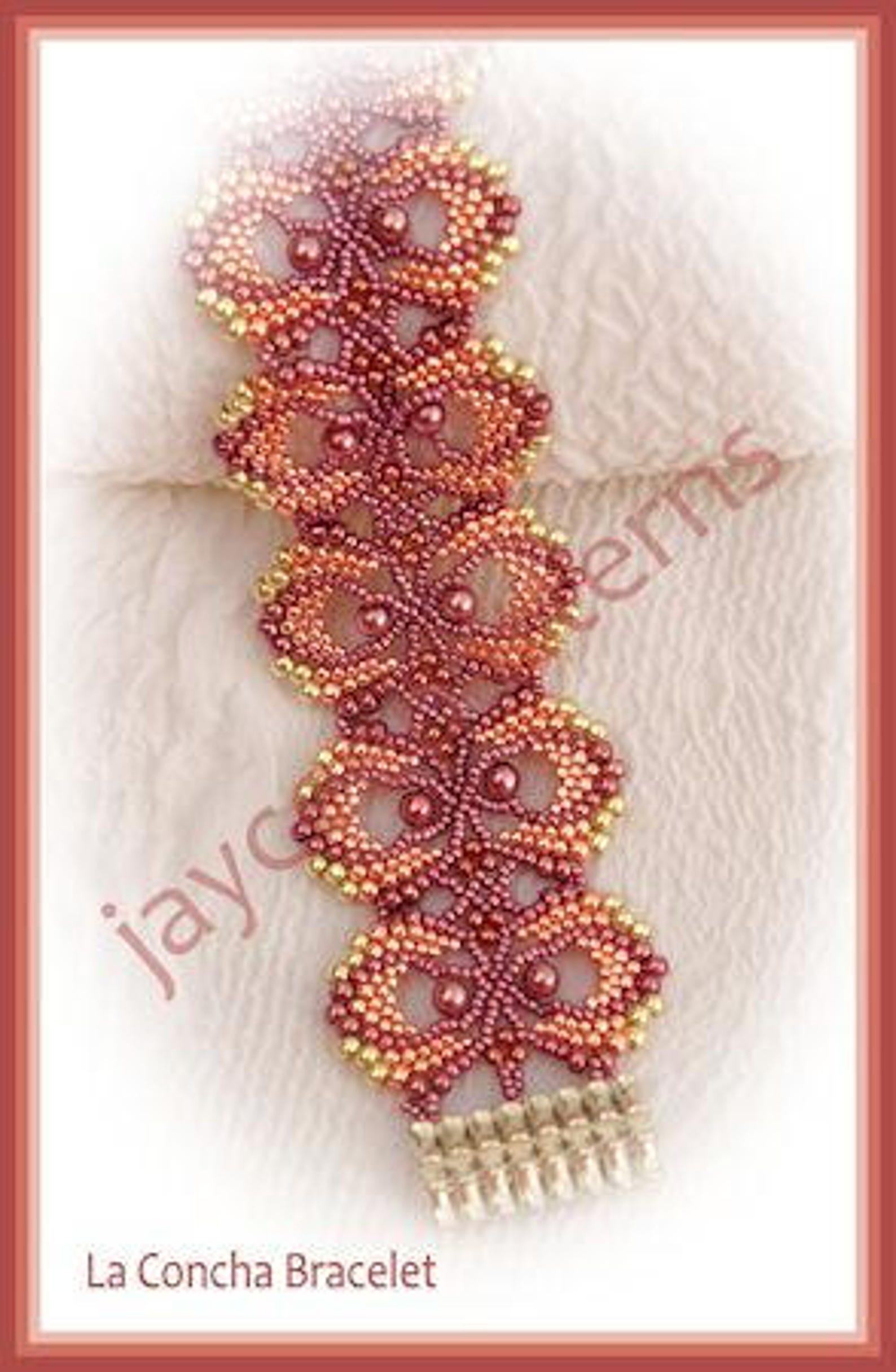 Beading Tutorial La Concha Bracelet Peyote Stitch - Etsy