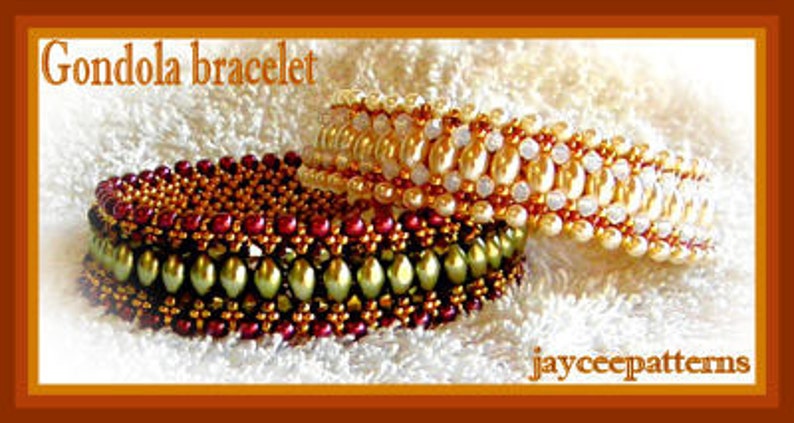 Beading Tutorial Gondola Bracelet Netting Stitch - Etsy