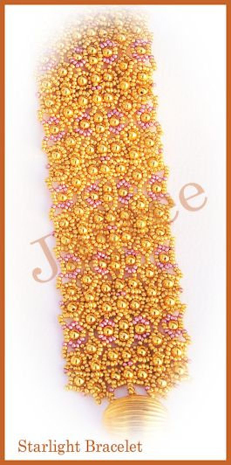 Beading Tutorial Starlight Bracelet Netting Stitch - Etsy